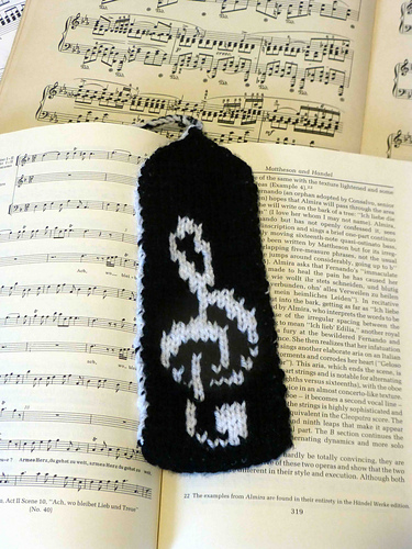 Ravelry: Musical Bookmarks pattern by Mrs Buttons