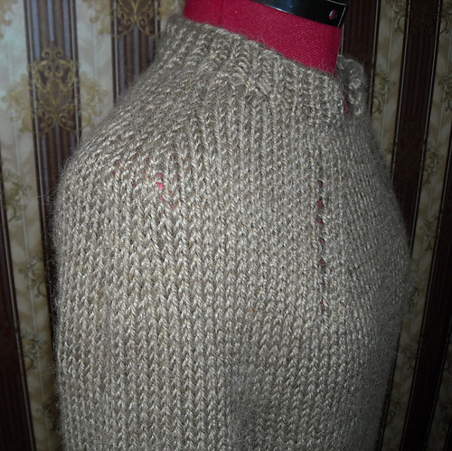 Ravelry: MissMysterious' Shifted Eyelet Yoke Sweater