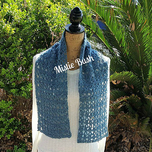 Ravelry: Periwinkle Scarf pattern by Mistie Bush