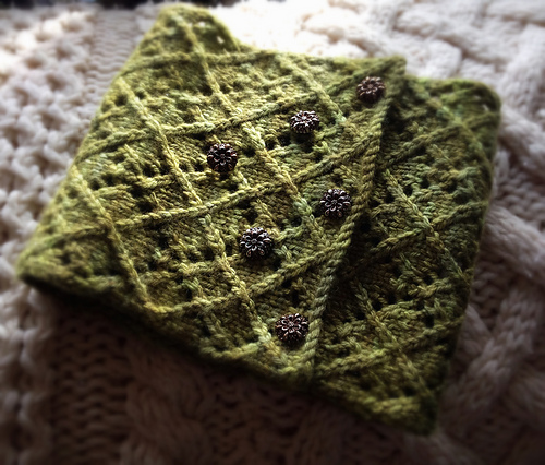 Ravelry: Lace Twist Stitch Argyle Stitch pattern by Jay Petersen