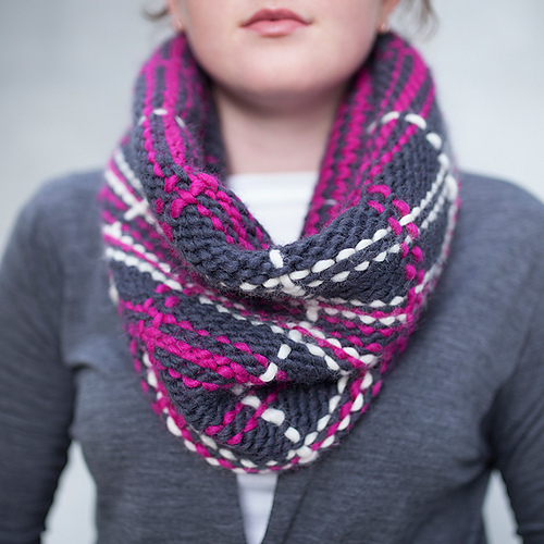 Ravelry: Tartan Themed Snood pattern by The Woven Co