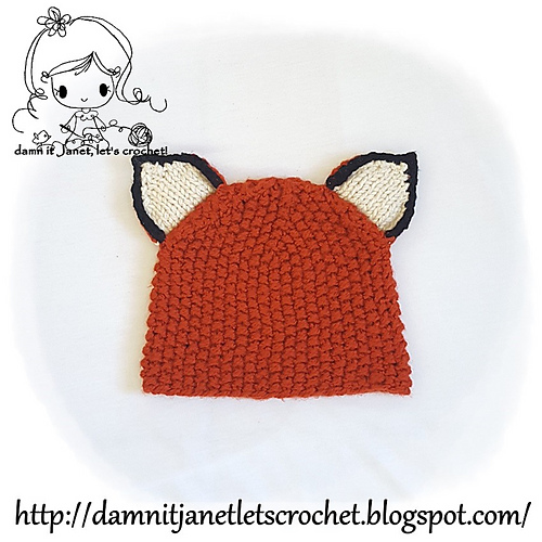 Ravelry: Fox Beanie pattern by Janet Carrillo