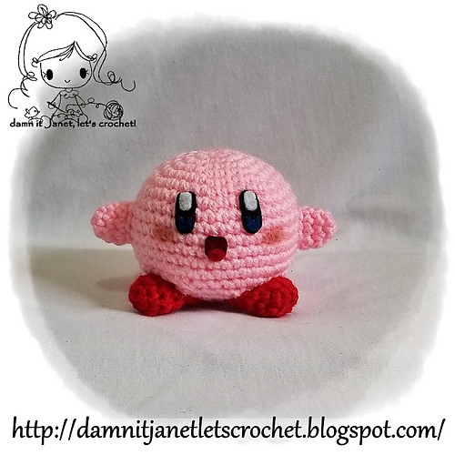 Ravelry: Round Plush Kirby pattern by Janet Carrillo