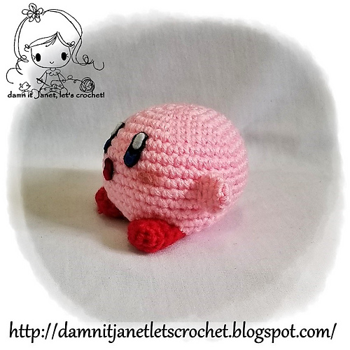 Ravelry: Round Plush Kirby pattern by Janet Carrillo