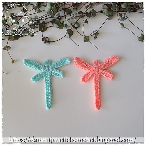 Ravelry: Dragonfly Applique pattern by Janet Carrillo