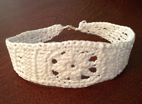 Ravelry: Flower Cuff pattern by Marcia Young