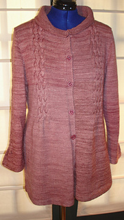 Ravelry: mmetricoter's Smocked Cable Coat