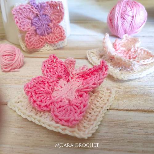 Ravelry: Butterfly Granny Square pattern by Roseanna Murray