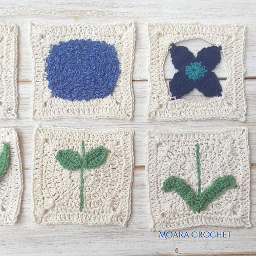 Ravelry: Sherbert Granny Flower pattern by Roseanna Murray