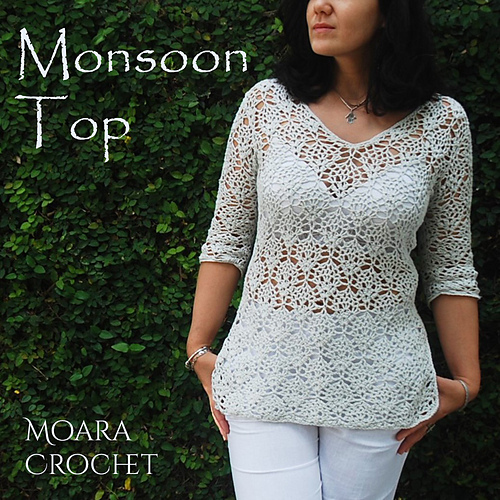 Ravelry: Monsoon Top pattern by Roseanna Murray