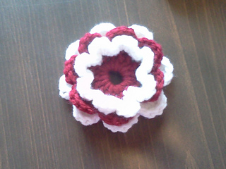 Ravelry: 3 layer flower pattern by Mocha's Inspiration