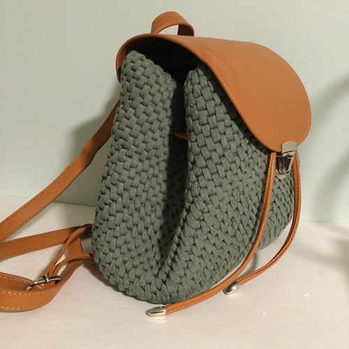 Ravelry: Boho Ribbon Weave Backpack pattern by Kristen Stein