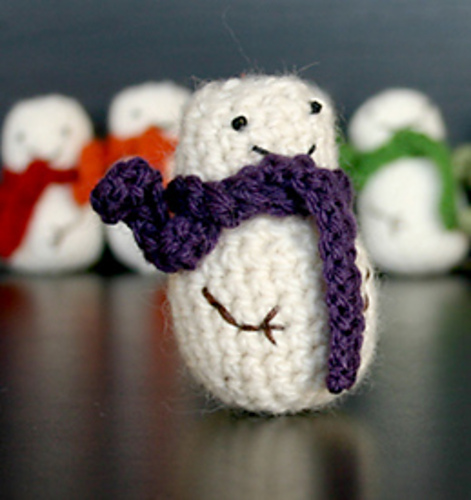 Ravelry: Mini Crochet Snowman pattern by Jill Watt