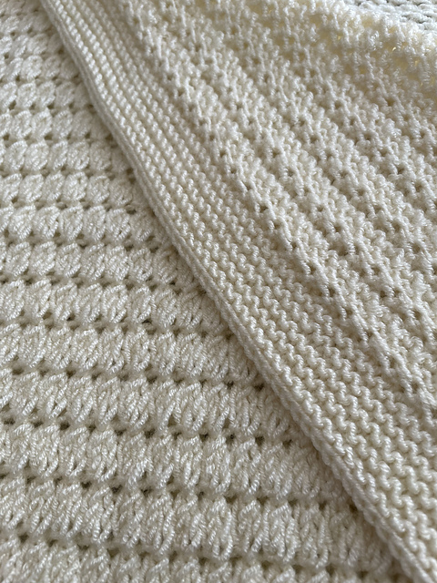 Ravelry: Cluster Stitch Baby Blanket pattern by Mollie May