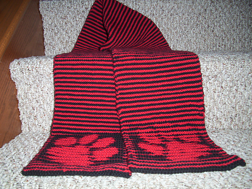 Ravelry: Paw Print Illusion Knit pattern by Kimberly Kwon