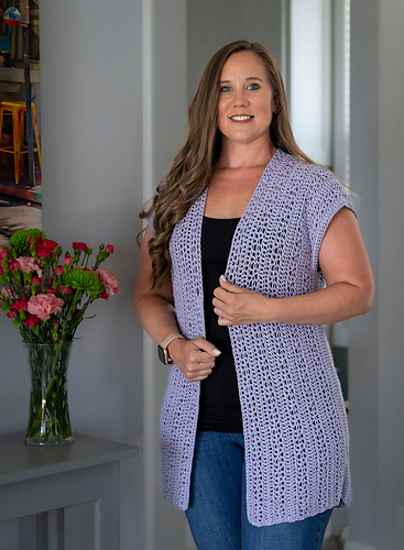 Ravelry: First Cuppa Vest pattern by Michelle Ferguson