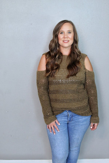 Ravelry: Calgary Cold Shoulder Top pattern by Michelle Ferguson
