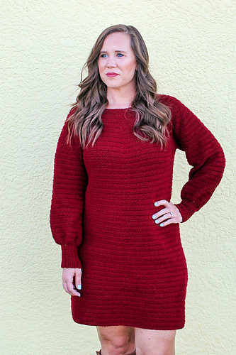 Ravelry: Delaney Sweater Dress pattern by Michelle Ferguson