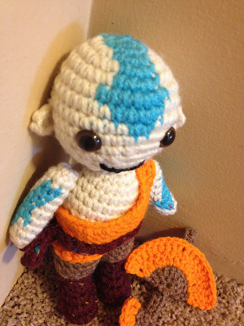 Ravelry: Aang the Avatar, the Last Airbender pattern by Emily Lucero Wood