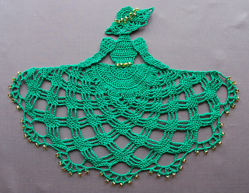 Ravelry: Irish Crinoline Girl Doily (Item # 0487) pattern by Cylinda D ...