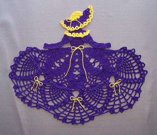 Ravelry: Red & Purple Crinoline Girl Doily (Item # 0472) pattern by ...