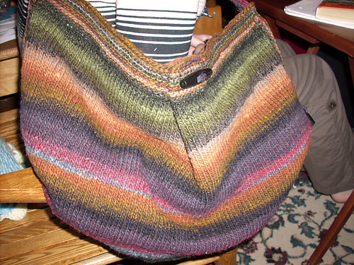 Ravelry: Folded Tweed Bag pattern by Kathy Merrick