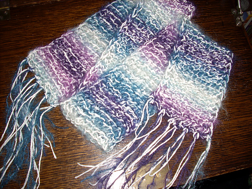 Ravelry: Chain Mail Scarf pattern by Sharon Silverman