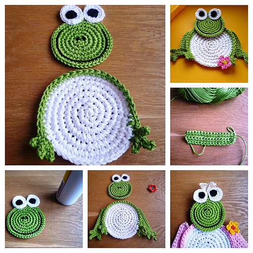 Ravelry: Frog Coasters pattern by Monika Mrozkova