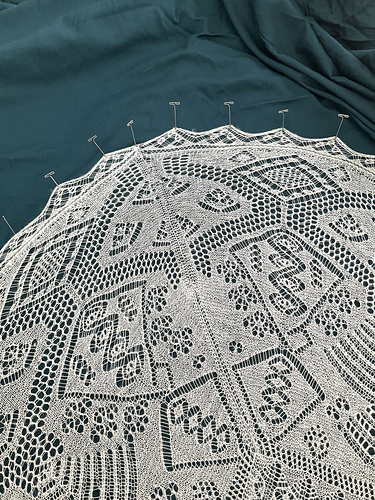 Ravelry: Osborne House Shawl Square pattern by A Passion For Lace...