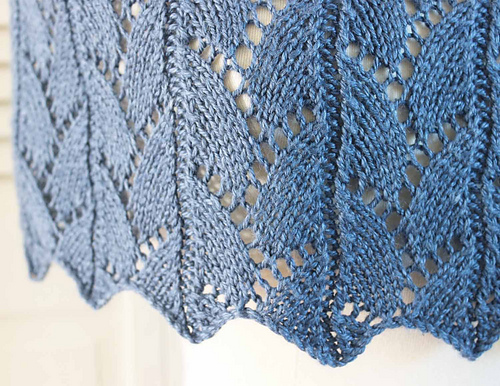 Ravelry: Blue Jean Wrap pattern by Monique Gascon