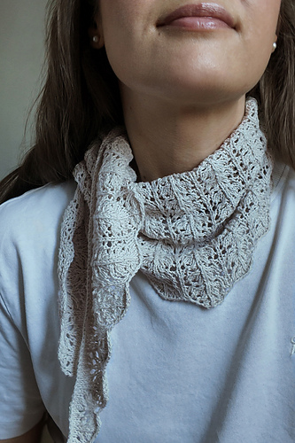 Ravelry: Mono_Floral Lines Scarf pattern by Mono Knit Editions