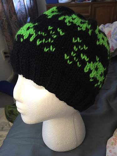Ravelry: Space Invaders Hat pattern by Emily Dormier