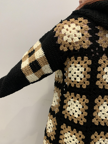 Ravelry: Gothic Granny Square Cardigan pattern by James Cummins