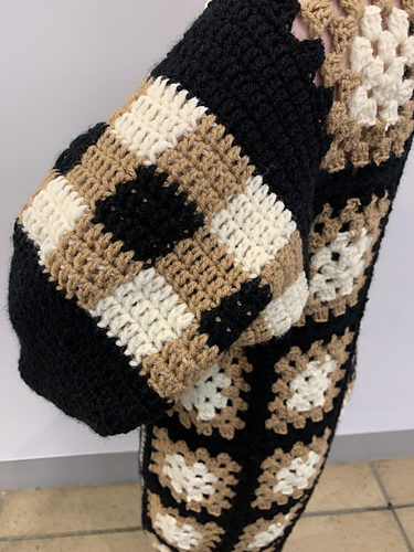 Ravelry: Gothic Granny Square Cardigan pattern by James Cummins