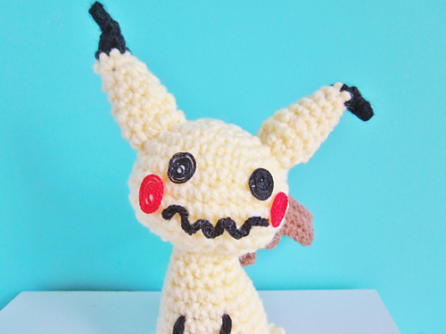 Ravelry: Mimikyu Plush pattern by Mooeyandfriends