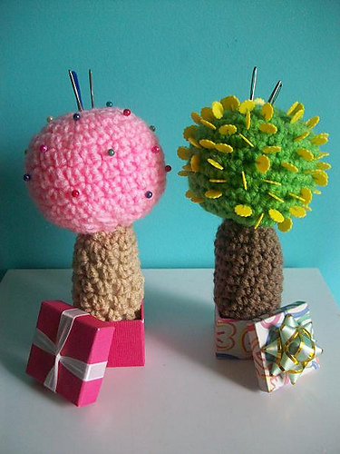 Ravelry: Tree pin cushion pattern by Mooeyandfriends