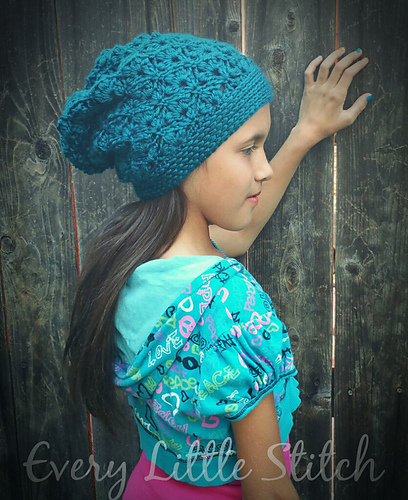 Ravelry: Apple Blossom Slouch Hat pattern by Darling Maple Designs