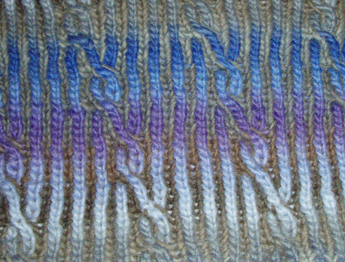 Ravelry: Crossing Cables Brioche Cowl pattern by Rowan Martindale