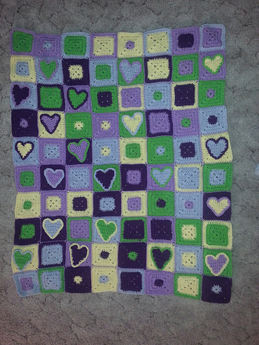 Ravelry: Happy Hearts Afghan WT1659 pattern by Alison Grenier