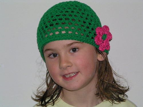 Ravelry: Peek a Boo Flower Hat pattern by Mary Jane Hall