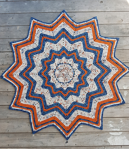 Ravelry: Evermore 12 point round ripple pattern by Mel Harrison