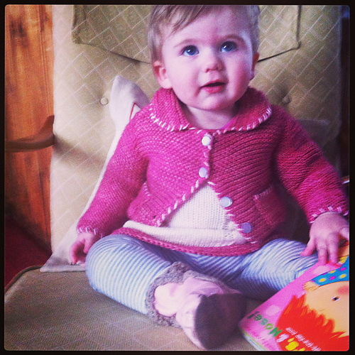 Ravelry: Garter Stitch Coat Hat and Bootees with Embroidery pattern by ...