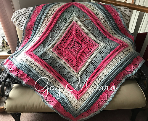 Ravelry: A Bumpy road to love blanket pattern by Addicted 2 The Hook