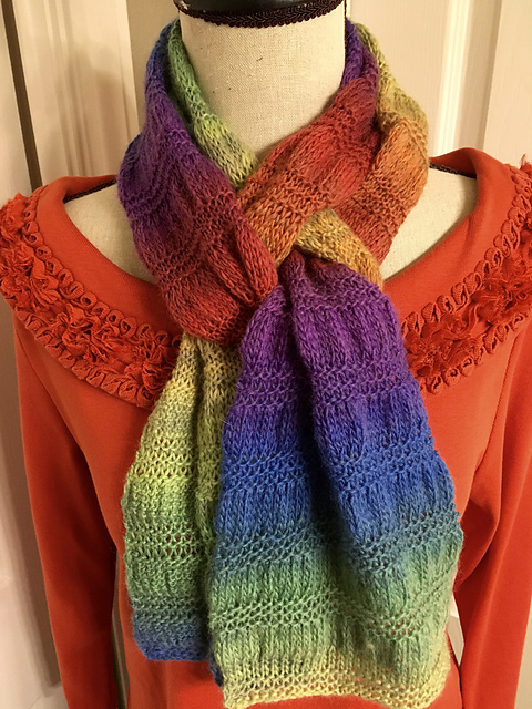 Ravelry: Gathered Scarf pattern by Kelly Judson