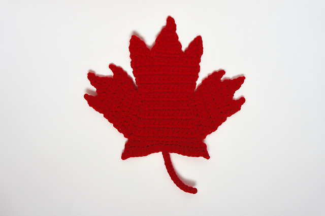 Ravelry: Canada Maple Leaf pattern by Emily Premise-Conclusion