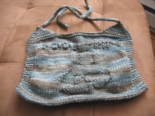 Ravelry: Gabey Baby Drool Catcher (Bib) pattern by Rebecca Ripley