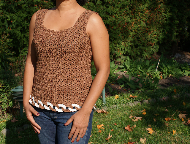 Ravelry: Retro Top with Rings pattern by Patons
