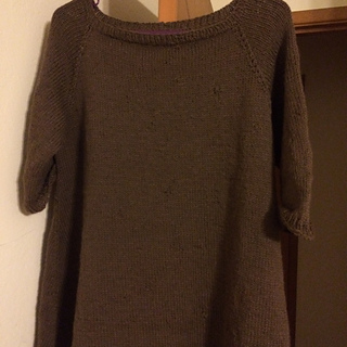 Ravelry: Mstob's Top down trapeze sweater