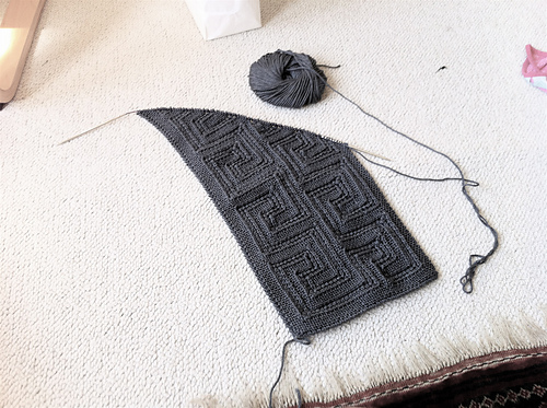 Ravelry: Greek Key Lace Scarf pattern by Jay Petersen