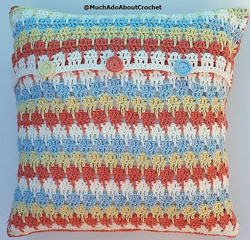 Ravelry: Daffodil Granny Square Cushion pattern by Susan Mukumi